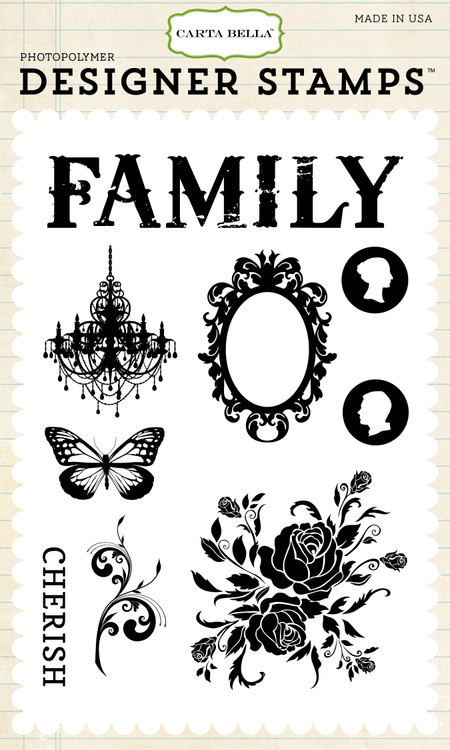 Designer Stamps: Celebrate Family 4x6 Stamp Set - Echo Park Paper Co