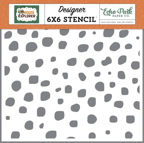 Little Explorer: Wild Animal Spots Stencil - Echo Park Paper Co