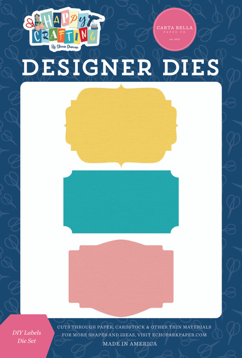 Happy Crafting: DIY Labels Large Die Set - Echo Park Paper Co