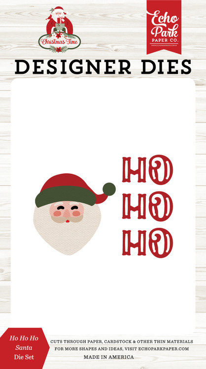 Christmas Time: Ho Ho Ho Santa Small Die Set - Echo Park Paper Co