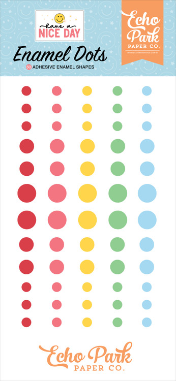 Have A Nice Day: Have A Nice Day Enamel Dots - Echo Park Paper Co