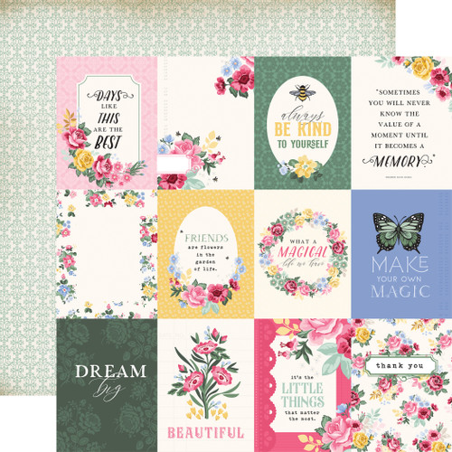 Bloom: 3x4 Journaling Cards - Echo Park Paper Co