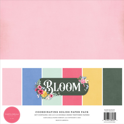 Bloom Solids Kit - Echo Park Paper Co