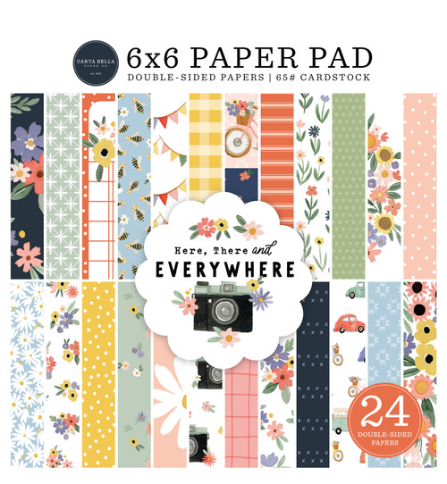 Here There and Everywhere 6x6 Paper Pad - Echo Park Paper Co