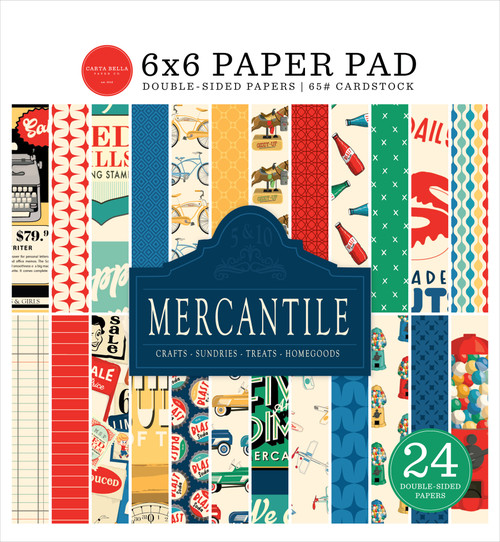 Mercantile 6x6 Paper Pad - Echo Park Paper Co