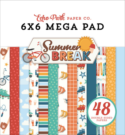 Summer Break Cardmakers 6X6 Mega Pad - Echo Park Paper Co