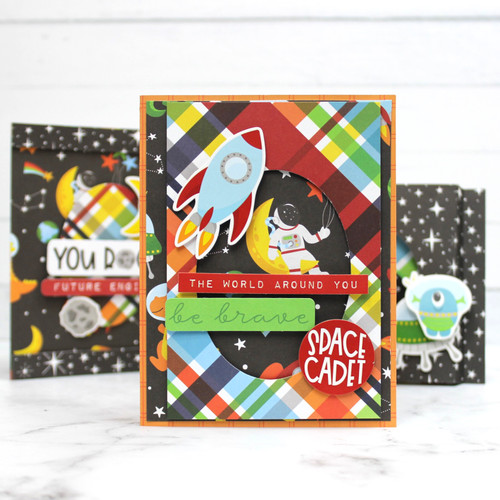 3 Blast Off Cards Digital Instructions - Echo Park Paper Co