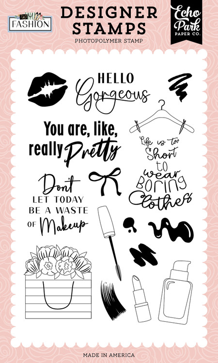 Fashion: Really Pretty Stamp Set - Echo Park Paper Co