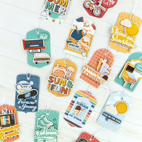Summer Break Tags Digital Instructions - Echo Park Paper Co