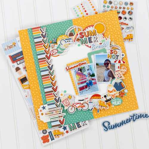 Summer Break Layout Digital Instructions