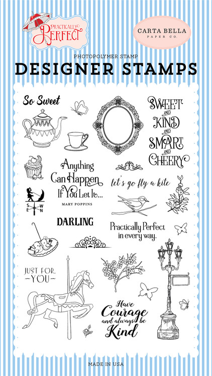 Practically Perfect Stamp Set - Echo Park Paper Co