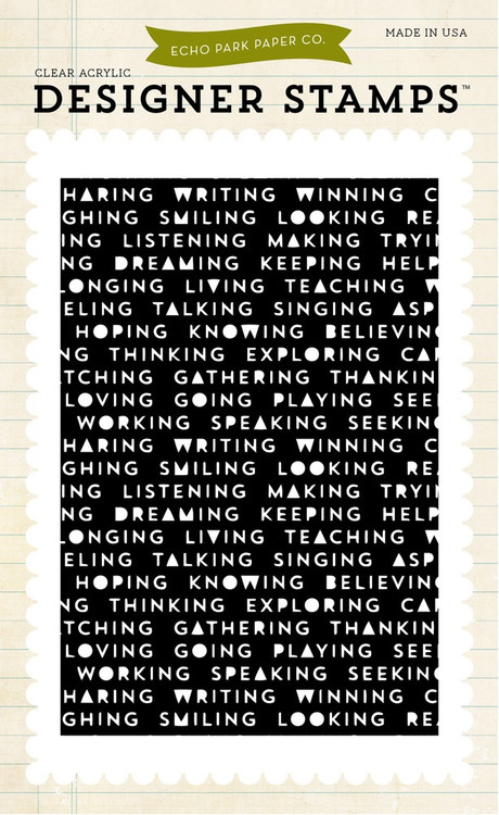 Words Stamp Set - Echo Park Paper Co