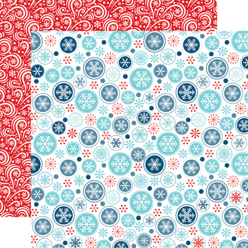 Celebrate Winter: Winter Wonderland 12x12 Patterned Paper - Echo Park ...