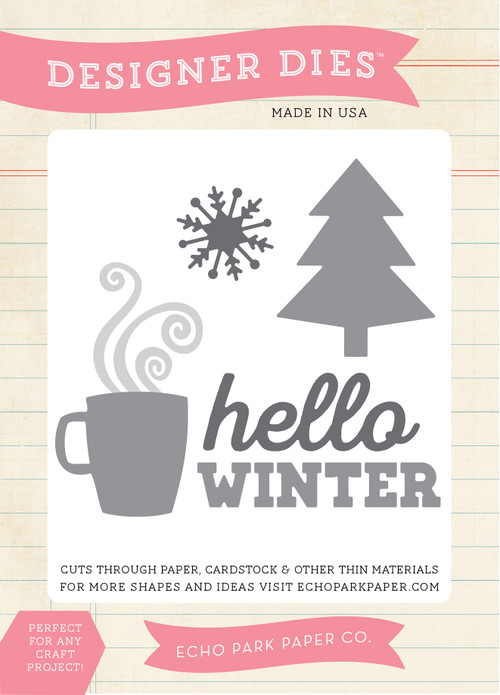Hello Winter: Hello Winter Large Die Set - Echo Park Paper Co