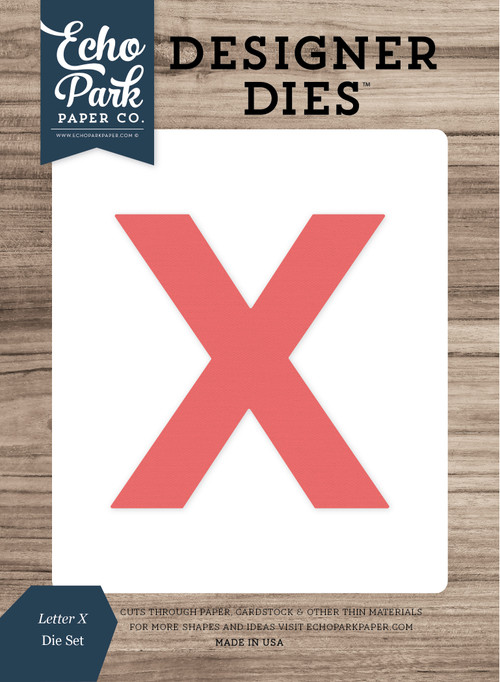 Letter X Medium Die Set - Echo Park Paper Co