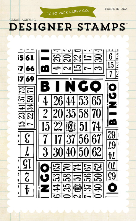 Bingo Cards 4x6 Stamp - Echo Park Paper Co