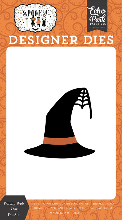 Spooky: Witch Web Hat Small Die Set - Echo Park Paper Co