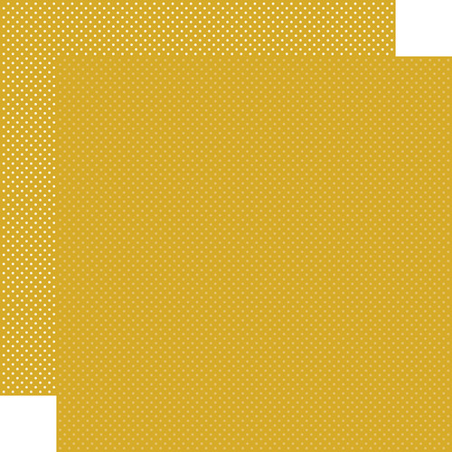 Dots: Mustard Dots 12x12 Patterned Paper - Echo Park Paper Co