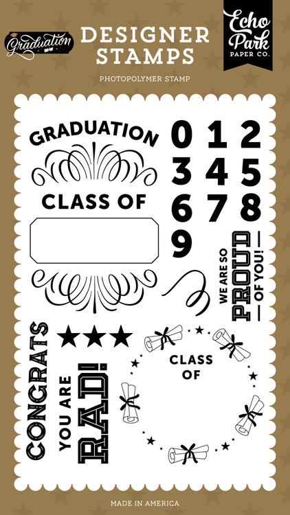 Graduation: Class of Stamp Set - Echo Park Paper Co