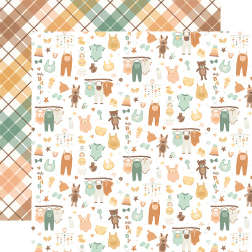 Our Baby: Our Baby 12x12 Patterned Paper - Echo Park Paper Co