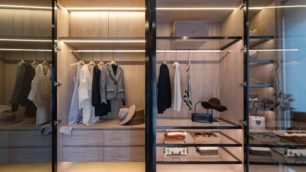 Wardrobe and Closet Lighting: Easy DIY Tips for LED Strip Lights ...