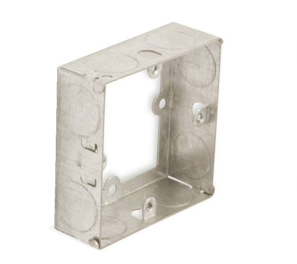 1 Gang 35mm Deep Galvanised Standard Extension Box