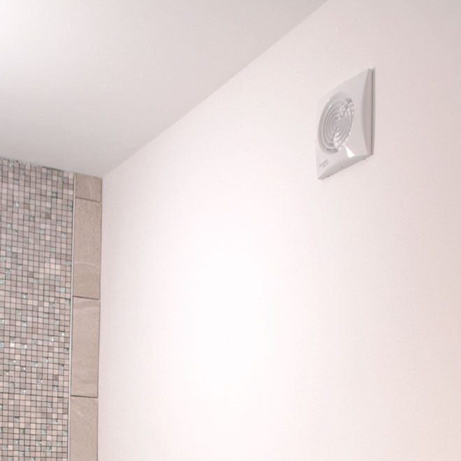 Silent 100 PIR Extractor Fan in White Finish - Arrow Electrical