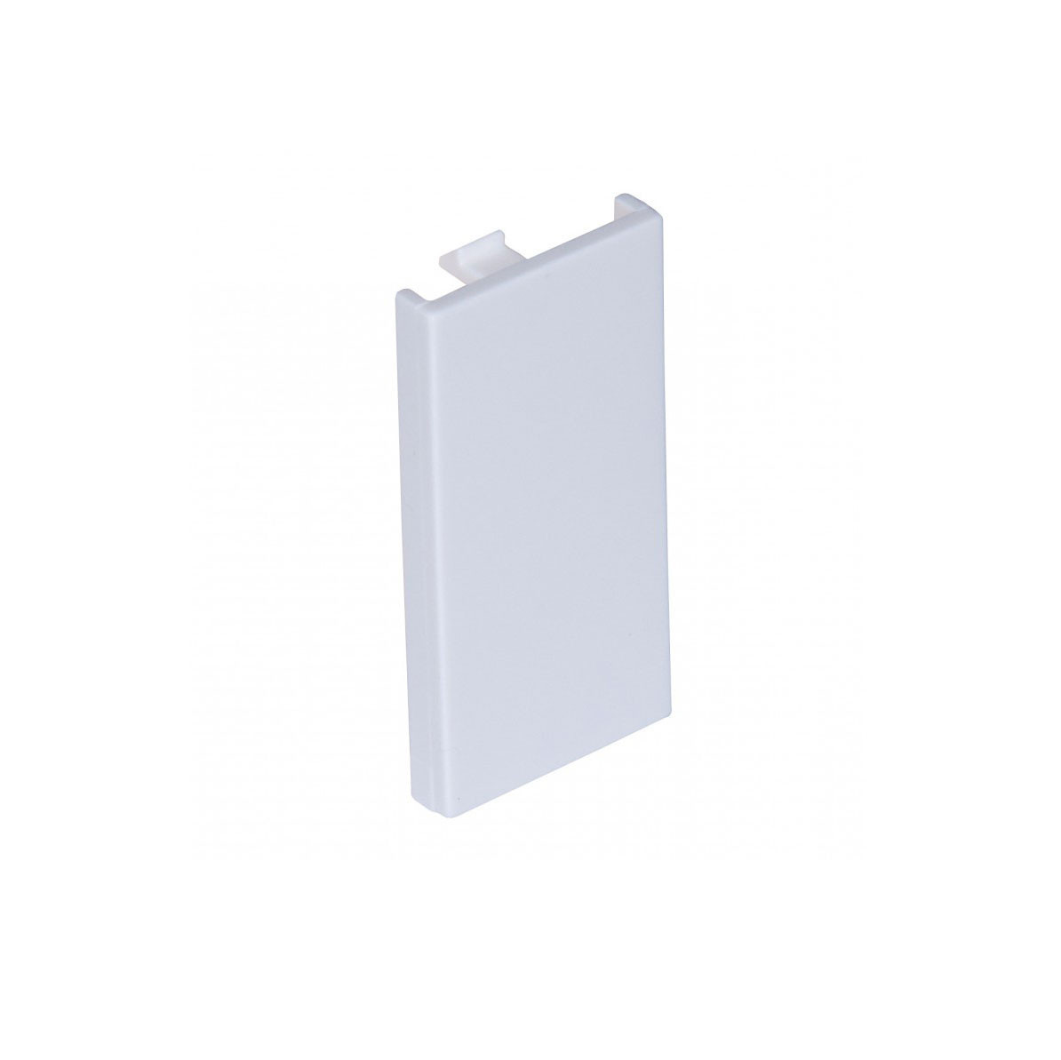 1 Module Euro Blank 50 x 25mm in White