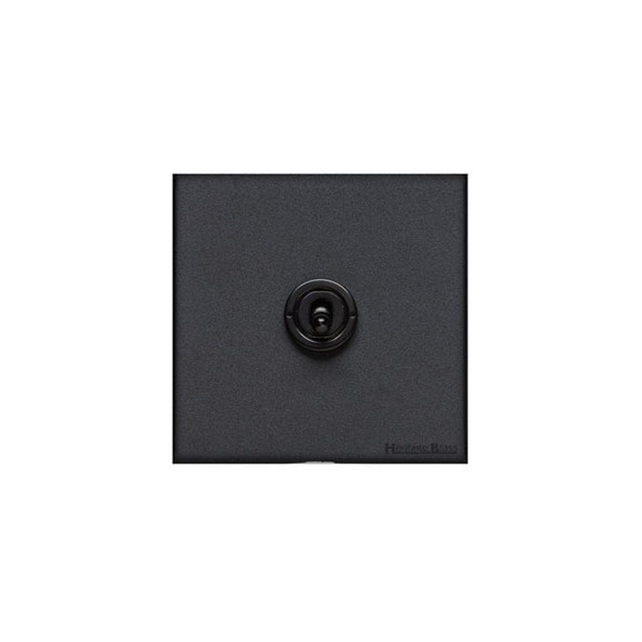 1 Gang Toggle Switch in Matt Black | Arrow Windsor Range