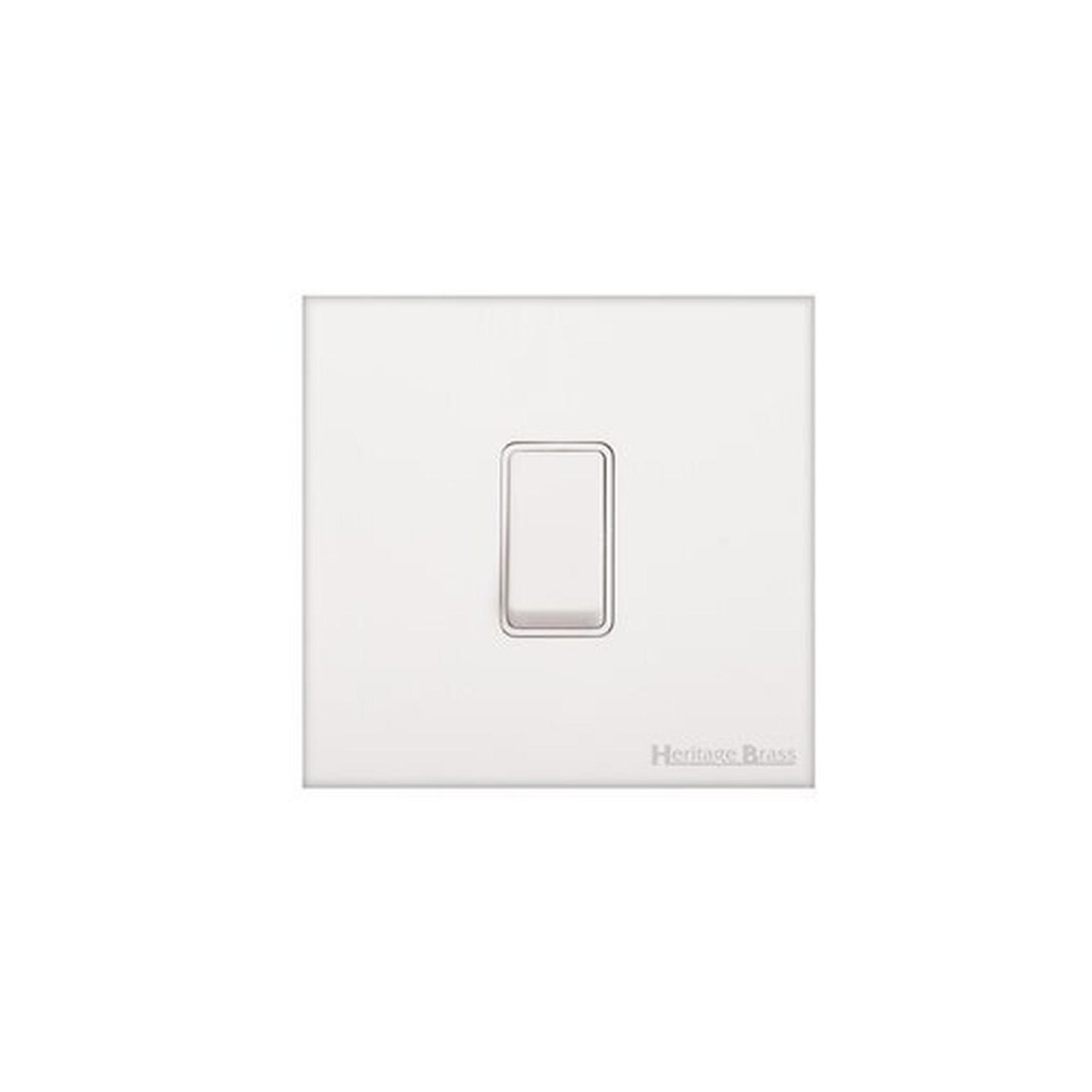 1 Gang Rocker Switch (10 Amp) in Matt White Windsor Range