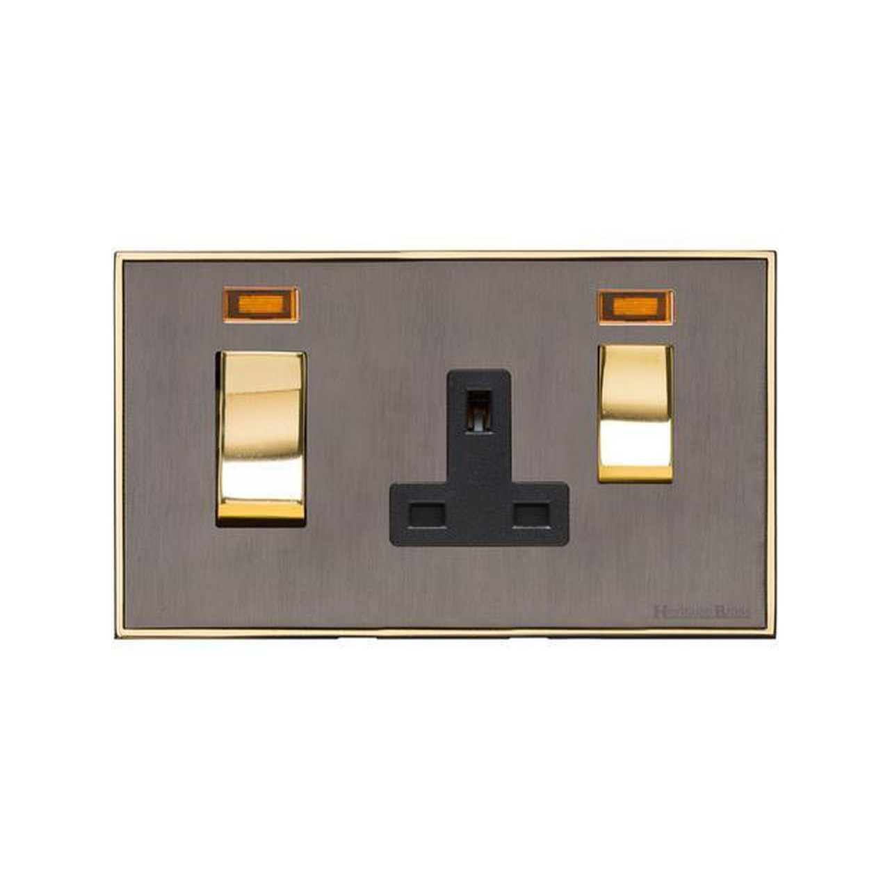 Executive 45A Cooker Socket Satin Black Nickel EX16.262.PBBK