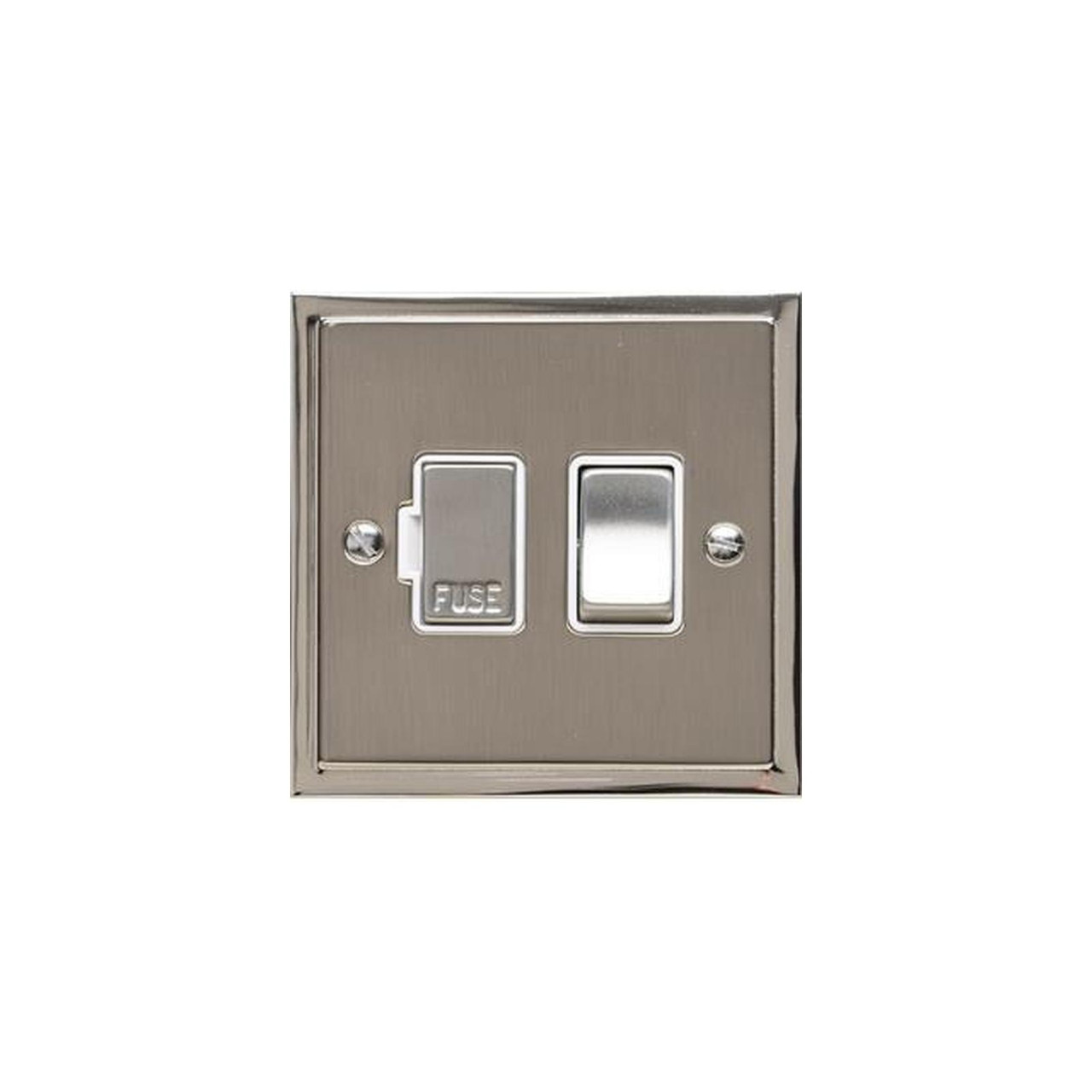 Nickel Spur – Elite Stepped Plate, White Trim