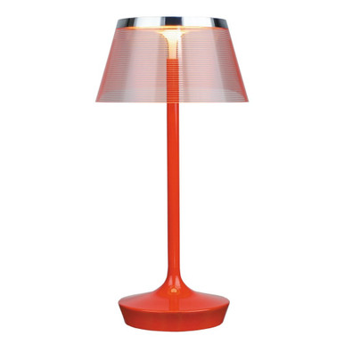 Modern Red LED Table Lamp, Clear Dazzle-Free Light
