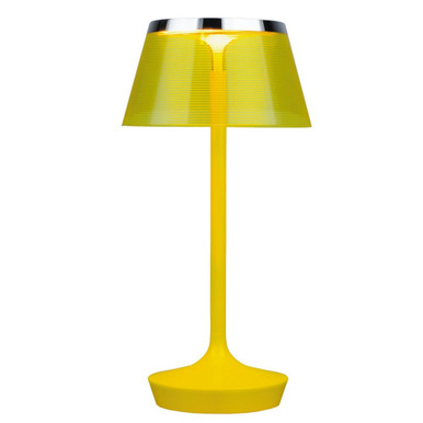 Trendy Yellow LED Table Lamp, Warm White Light, Modern Design