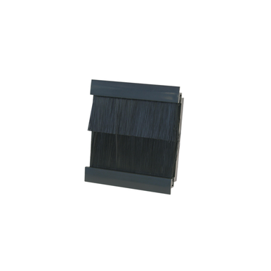 2G Module Euro Black Brush Insert 50mm | Arrow Electricals