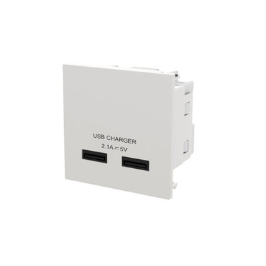Euro Module USB Charger 2.1A Outlet | BG Nexus Accessories