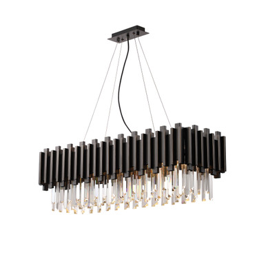 Modern Elegance: Rectangular Pendant I Interior Luxury