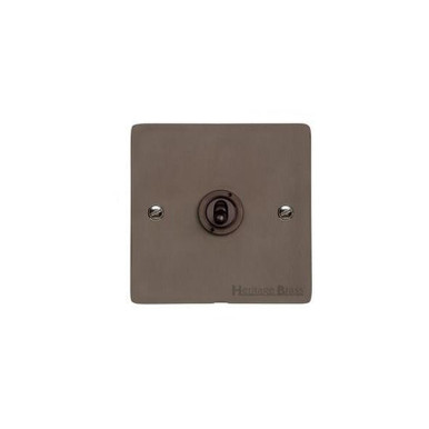 1G Elite Intermediate Toggle Switch in Matt Bronze, Trimless