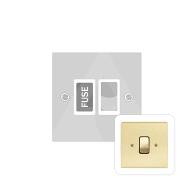 Stylist Grid Spur – Satin Brass, Black Edge | Heritage Brass