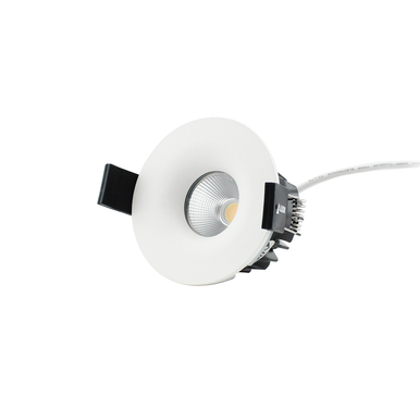 10W Fixed LED Downlight – Dimmable, IP65, CCT, Black/White