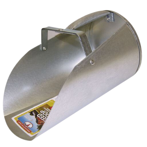 4qt Galvanized Feed Scoop - Midwest Livestock | Midwest Livestock Systems