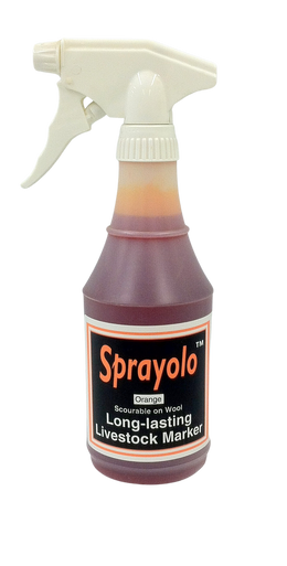 Sprayolo® Animal Marker, 16oz spray bottle Orange - Midwest Livestock ...