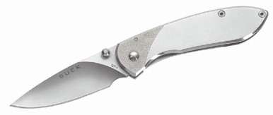 Buck 327 Nobleman Folding Knife Stainless - Sportsworld