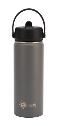Cheeki Insulated Adventure Water Bottle 600ml Slate - Sportsworld