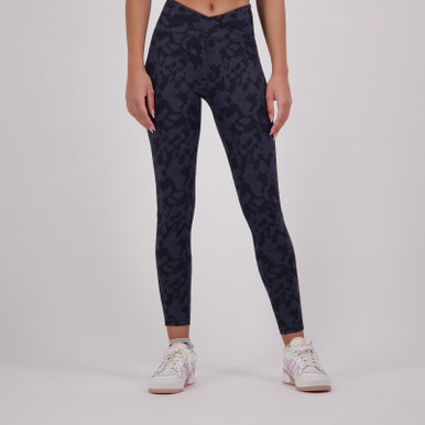 Canterbury Womens Force Pattern 7/8 Tights Jet Black - Sportsworld