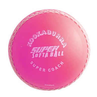 Kookaburra Supa Softaball Cricket Ball Red Junior Pink - Sportsworld