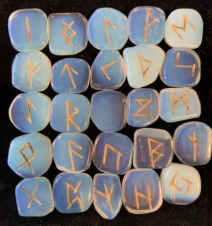 Opalite Rune Set