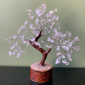 Clear Quartz Gemstone Tree