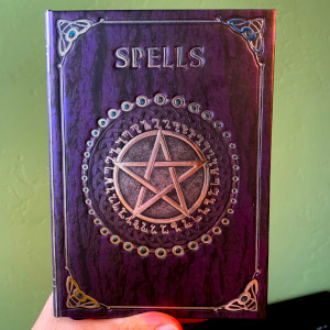 Purple Spells Pentacle 5"x7"