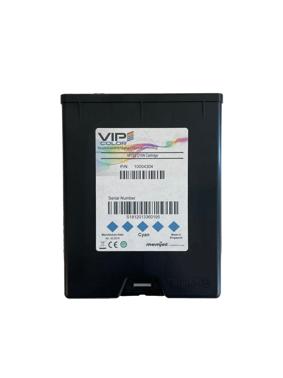 VIPColor VP660/VP750 Cyan Memjet Ink Cartridge - Single / 250 ml